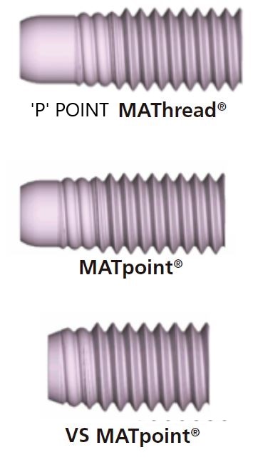 MAThread® and MATpoint® - Anti Cross-Threading points - CELO